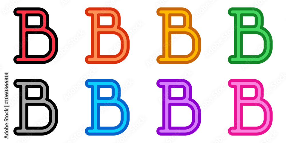 Editable bold text format vector icon. Part of a big icon set family ...