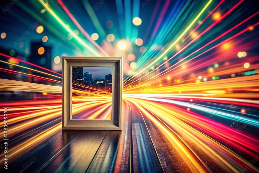 Creative Long Exposure Polaroid Photo Frame Vector Design for ...