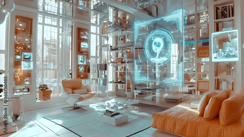 Photo & Art Print A humanoid robot is a type of robot designed to ...