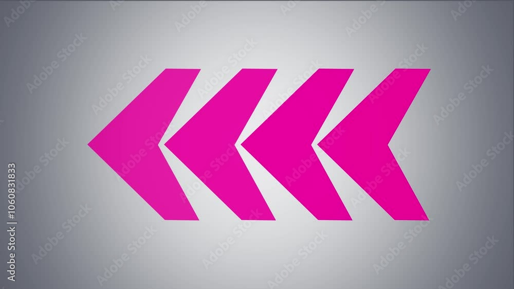 Arrow loop animation direction concept.Colorful arrow icon concept ...