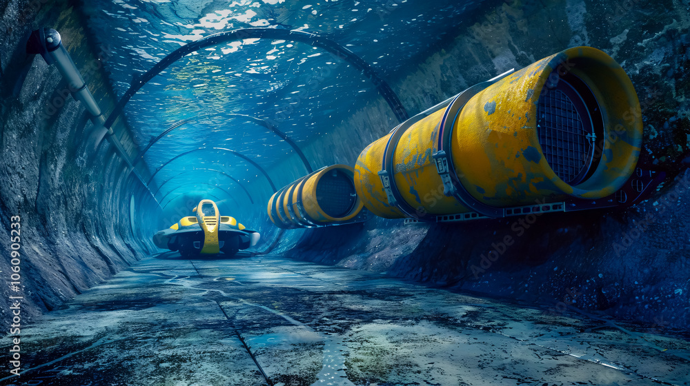 Deep beneath the ocean, autonomous underwater vehicles apply self ...