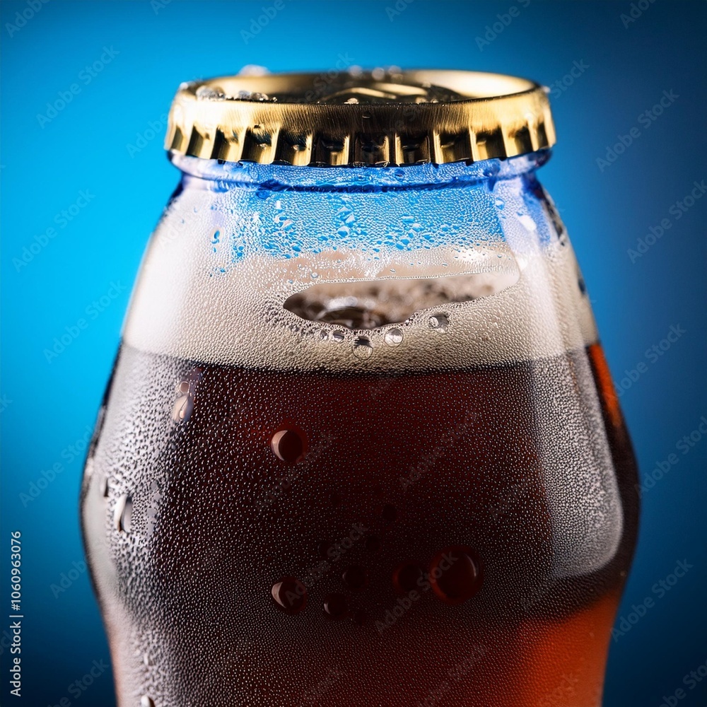 poltava ukraine january 30 2019 pepsi cola cap in bubbles on blue ...