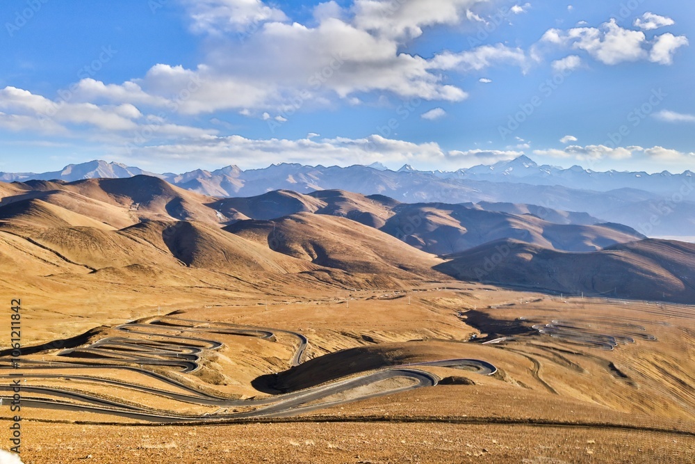 Windy road leading to Everest Base Camp with stunning views of Mount ...