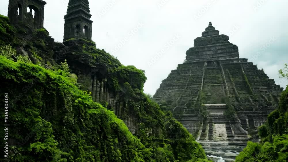 Lost ancient city deep in the jungle. Witness stunning aerial views of ...