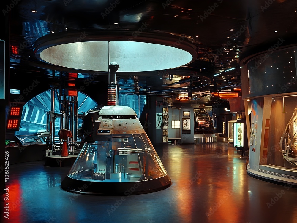 Parallel History Museum Showcasing Anachronistic Technological and ...