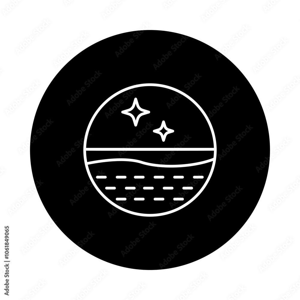 Skin Radiance Icon – A Smiling Face with Check Mark Indicating Healthy ...