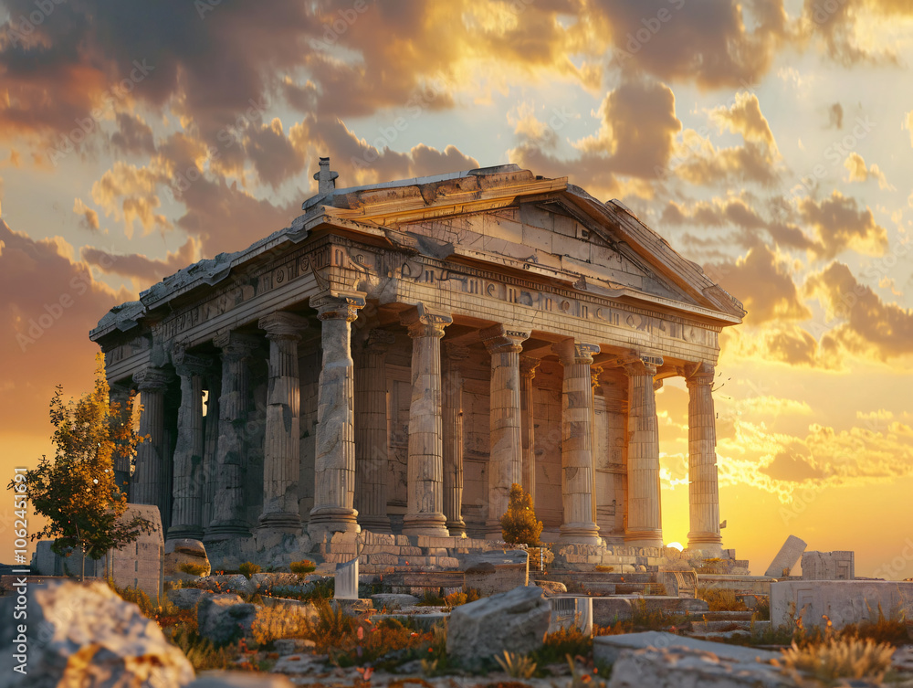 Mausoleum at Halicarnassus (Turkey) – The monumental tomb of Mausolus ...
