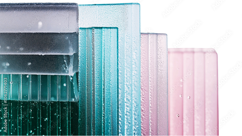 Polycarbonate sheets in different colors, each sheet displaying its ...