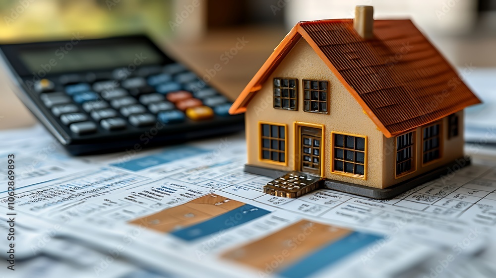 Calculate Your Dream Home Costs with a Simple Calculator Stock ...