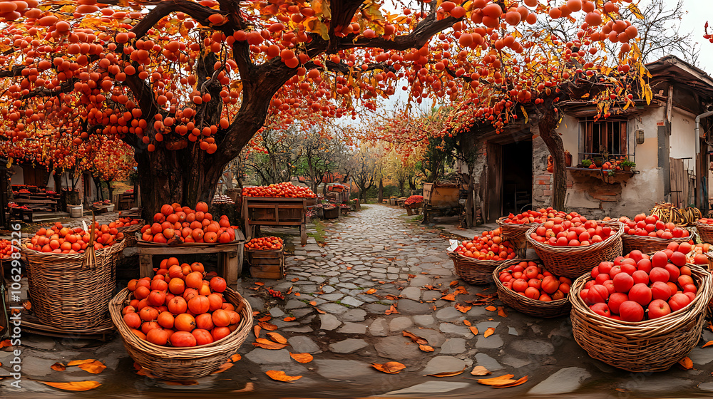 Traditional Orange Market, wallpaper, A place to buy delicious oranges ...