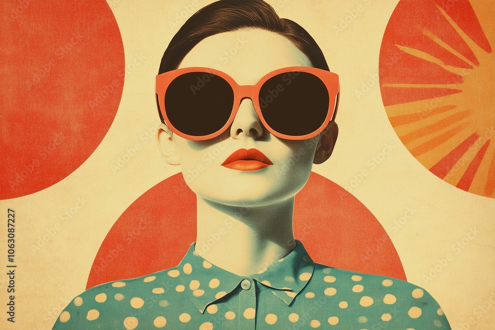 Vintage 1960s sci-fi poster featuring retro-futuristic space ...