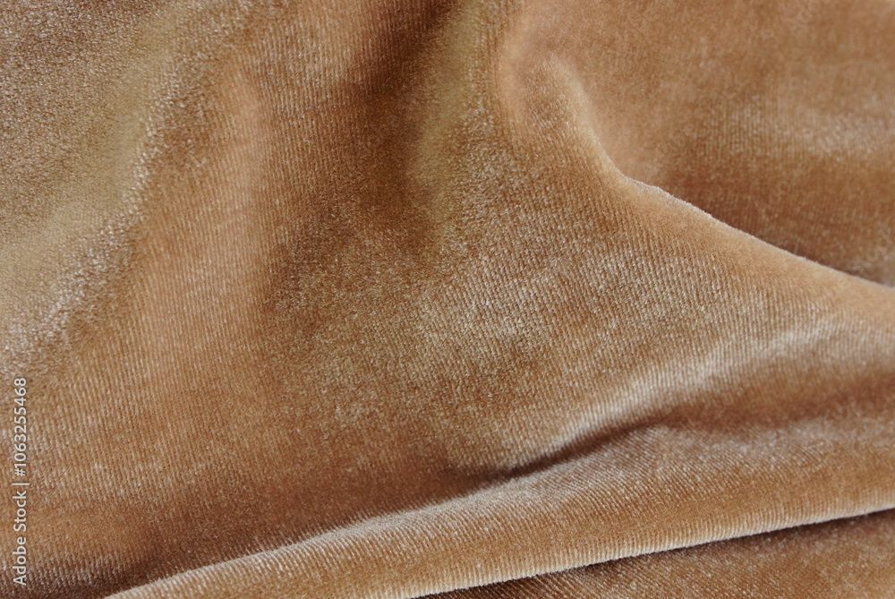 velvet texture beige color background, expensive luxury fabric ...