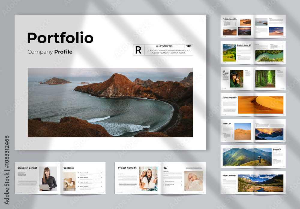Portfolio Layout Stock Template | Adobe Stock