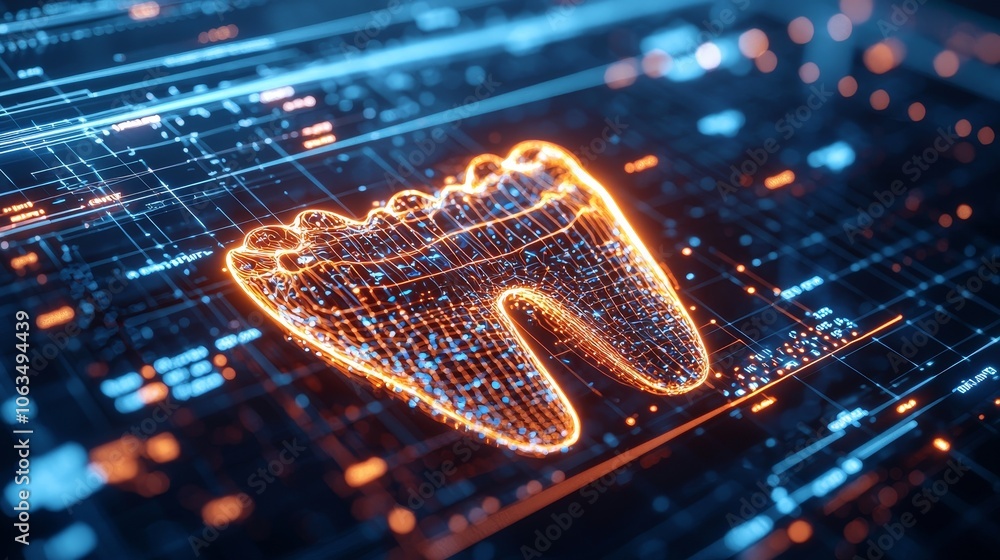 Advanced digital tooth cross-section on a holographic monitor ...