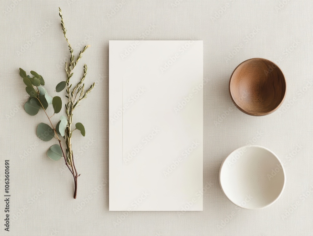 Clean, minimal paper program designed for a ceremony, with elegant ...