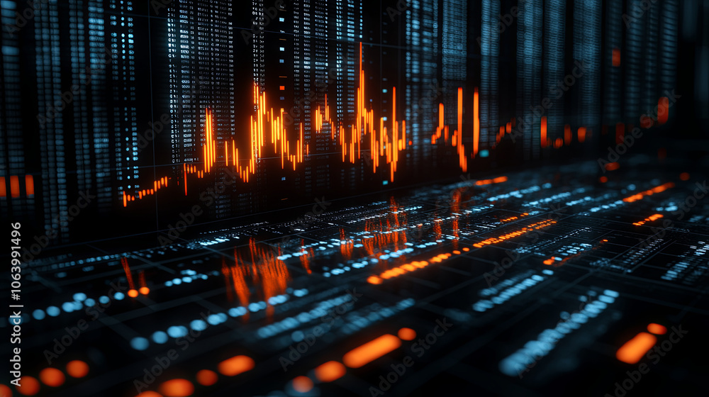 Abstract Digital Representation of Sound Waves and Data Analysis in a ...