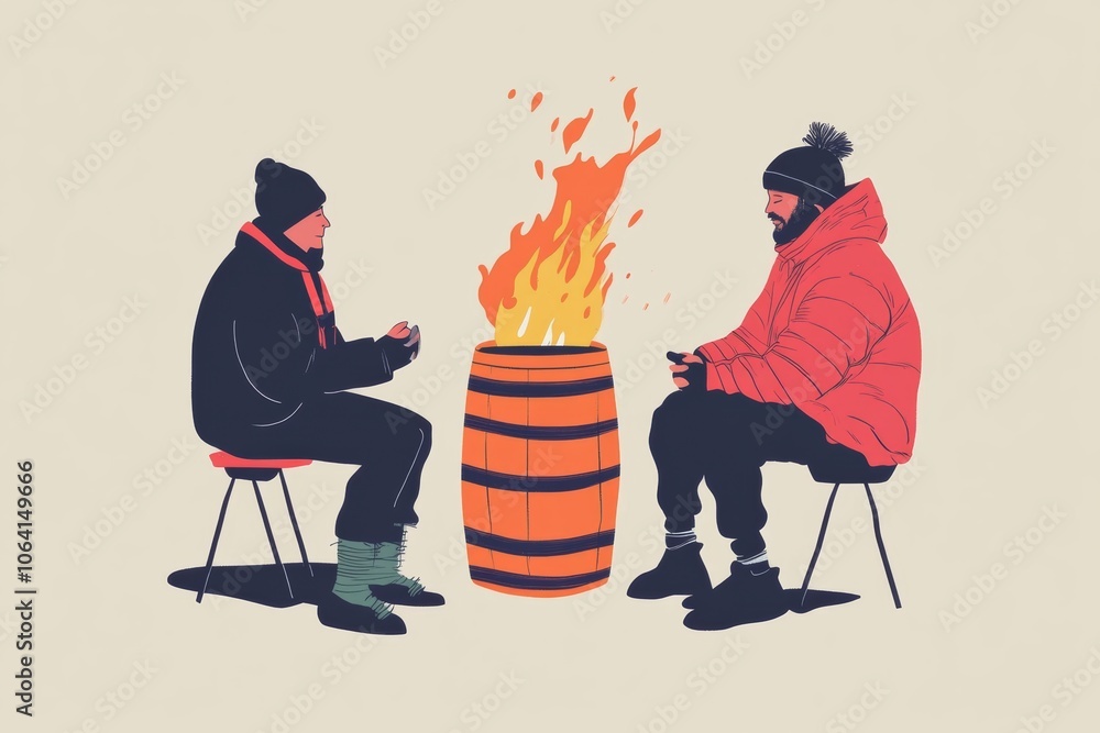 people living in the street social issue - homeless person sitting by a ...