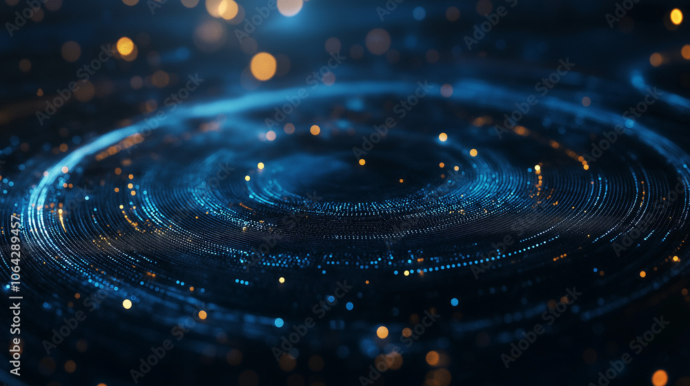 Entanglement: An abstract image showing the infinite connections and complexity of quantum ...