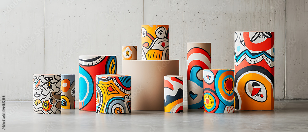 Explore creative cardboard packaging designs with hand-drawn ...