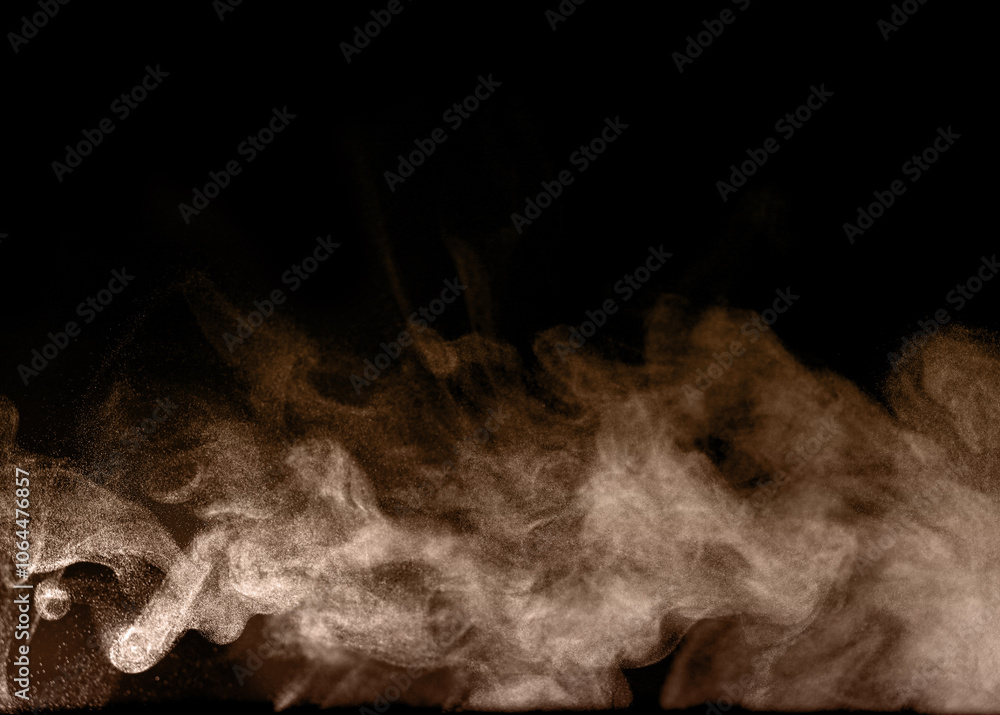 Sand dust, desert dust smoke texture, flying soil particles, abstract ...