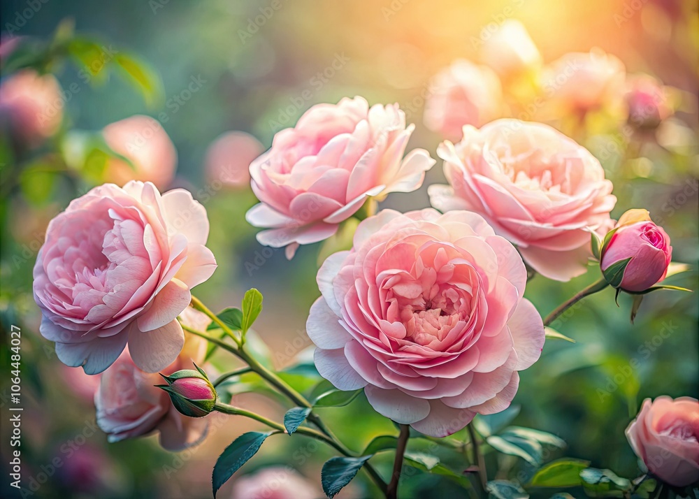 Elegant simplicity defines this minimalist photography of pink roses ...