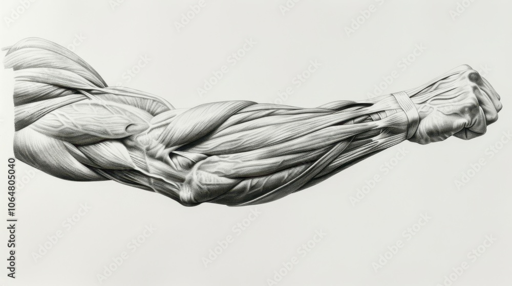 Photo & Art Print Triceps Brachii: A three-headed muscle situated at ...