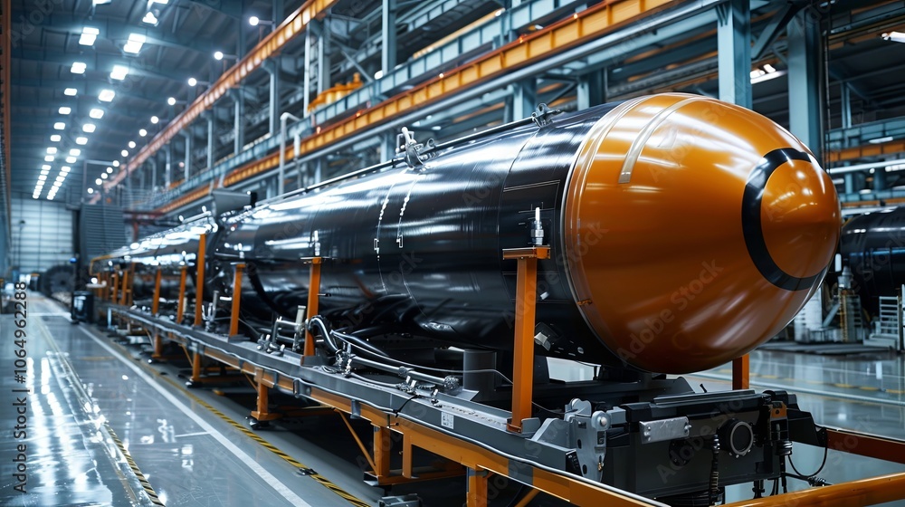 Production of Nuclear missiles at the factory, modern technologies ...