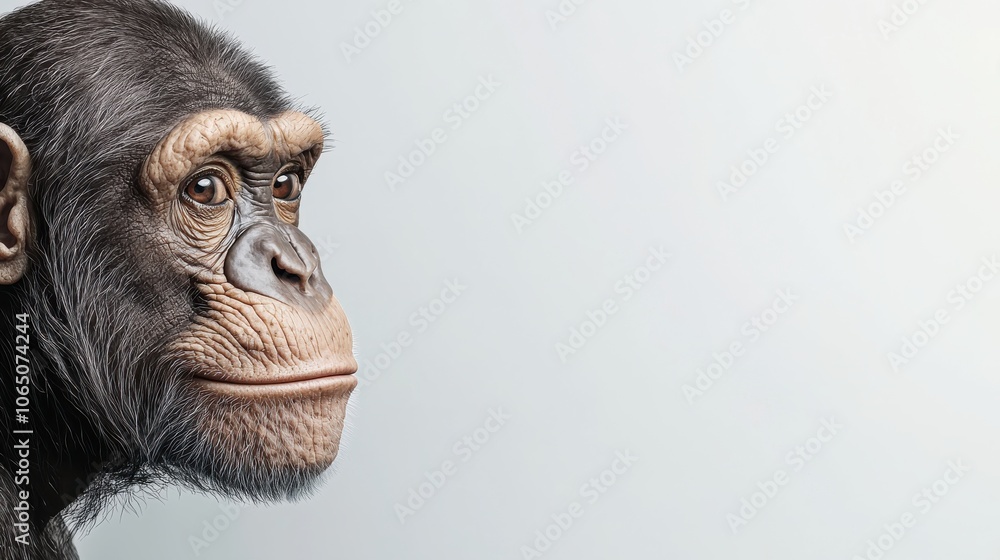 Evolutionary faces from primate to modern human, with each stage ...