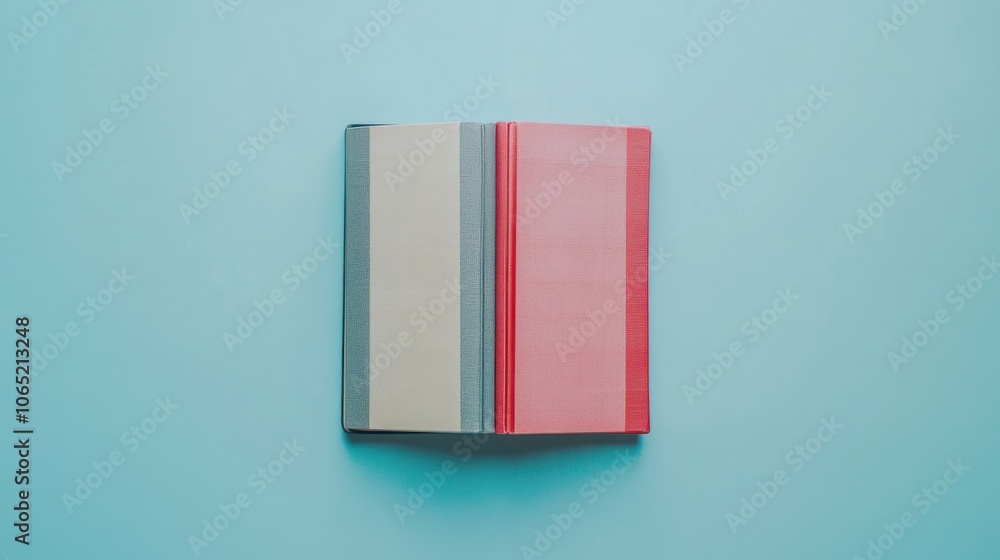 Isolated dictionary and thesaurus on a clean background, representing ...