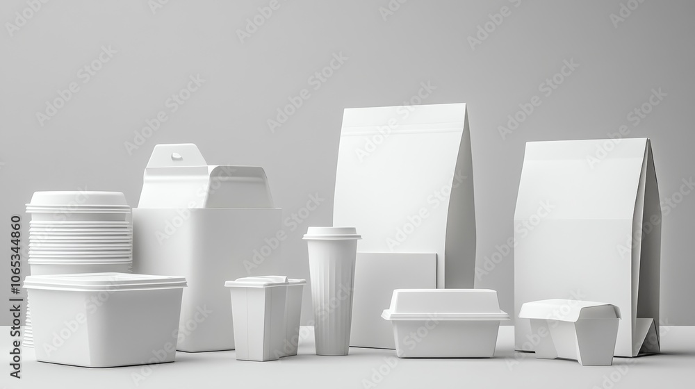 White cardboard packaging solutions for various needs, including fast ...
