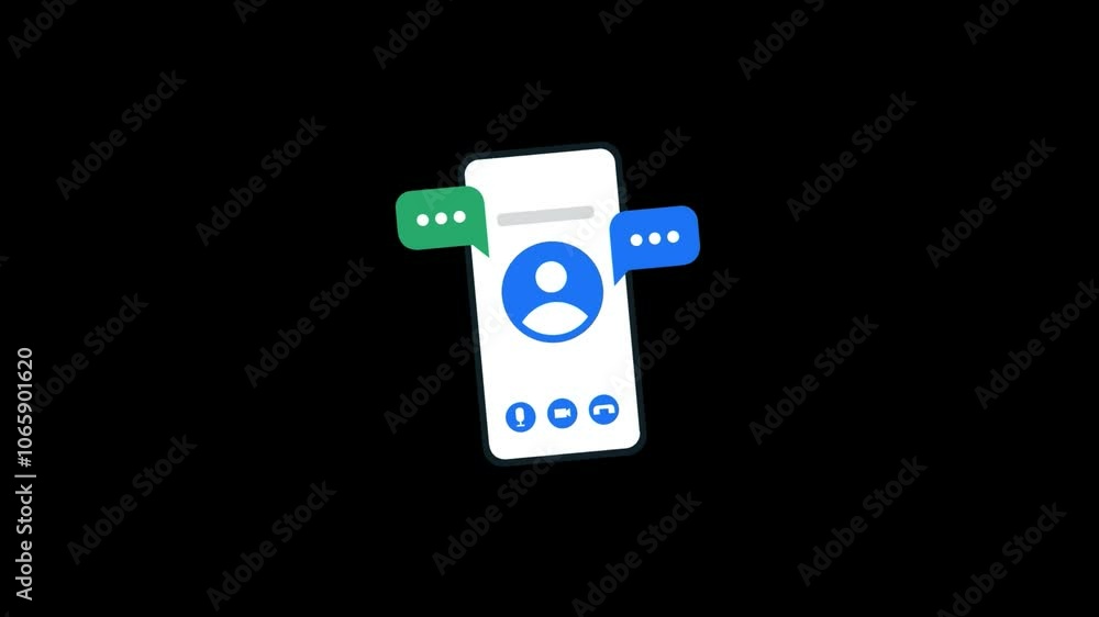 Smartphone 2d animated icon. using mobile phone icon . smart phone ...