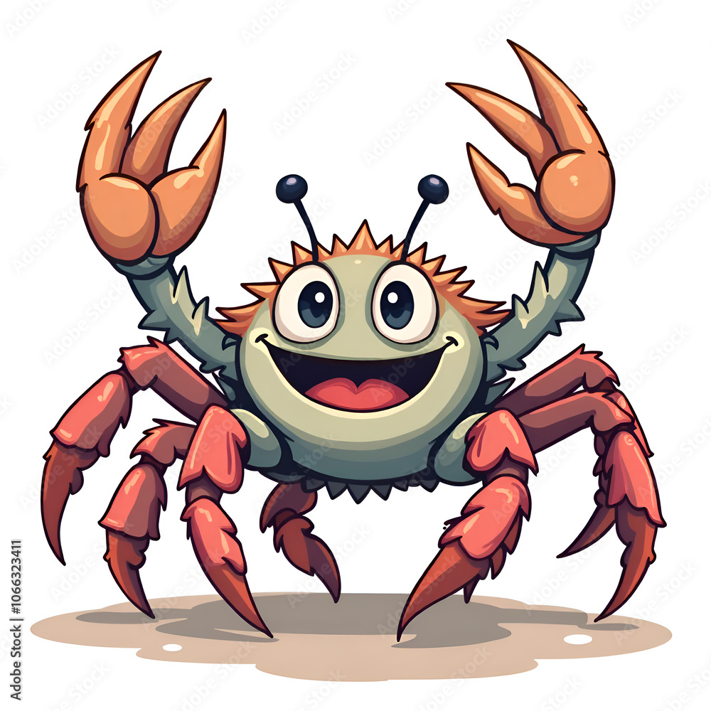 Meet the happy crab who s always ready for a seaside adventure and fun ...