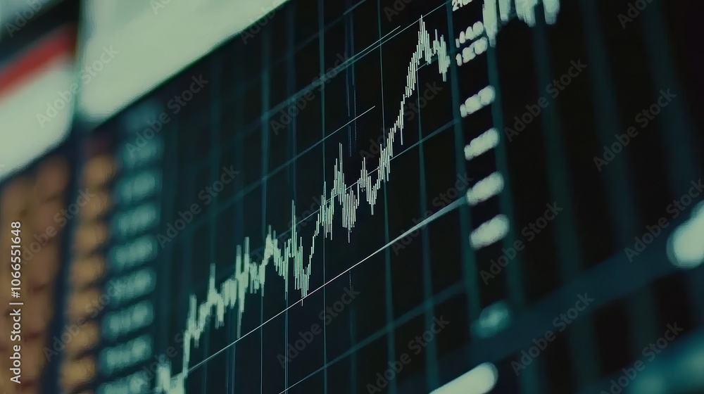 Yield curve graph showing the relationship between interest rates and ...
