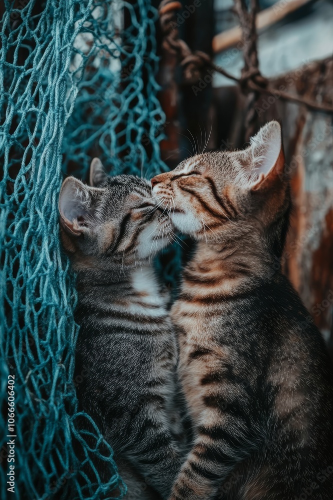 The vutu cats of Marettimo, one of the fishing villages of the Egadi ...