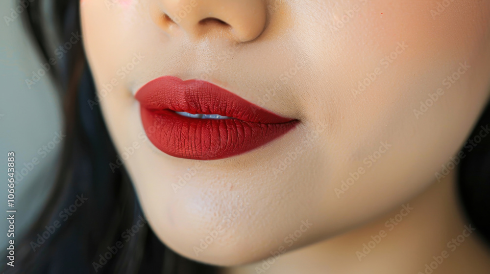 Timeless Red Lip: The classic red lip embodies confidence and elegance ...