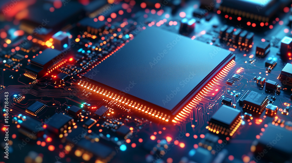 Solid-state drive showcasing connector ports and circuit traces Stock ...