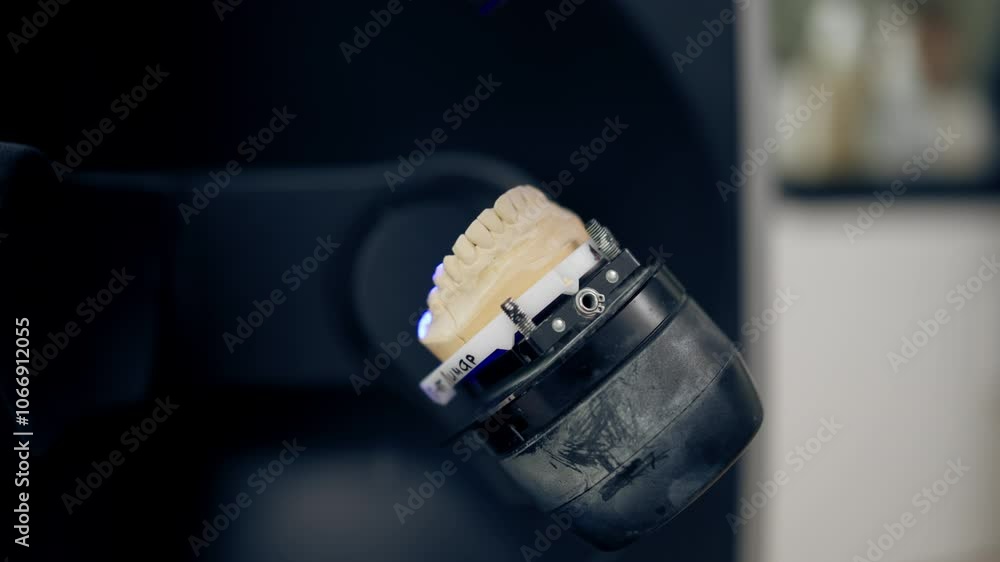 close up professional laboratory for the production of dental protozoa ...