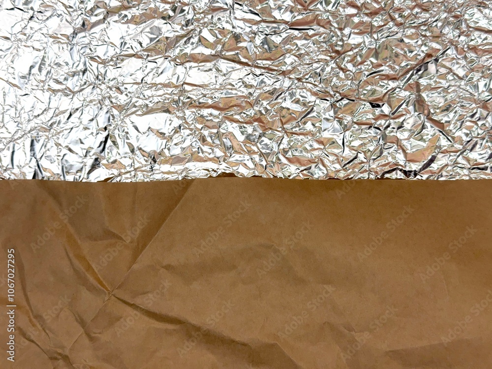 background. foil texture. silver foil. beautiful texture in the form of ...