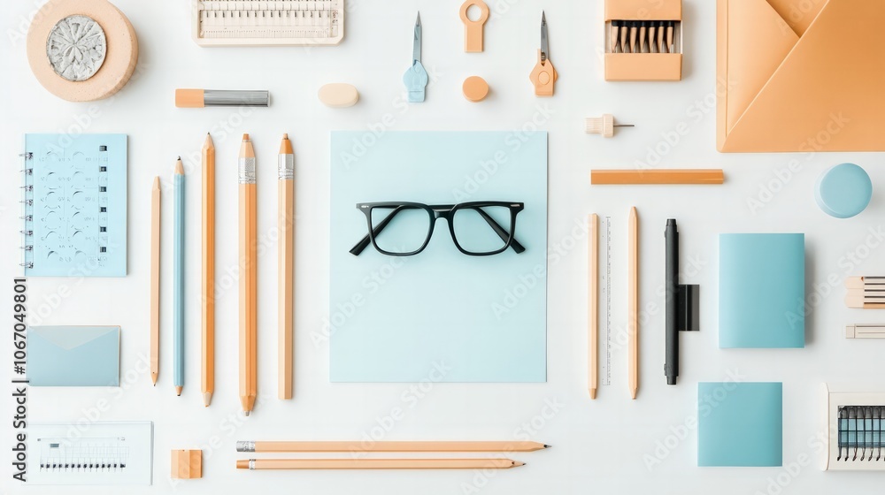 Sleek and modern design tools arranged on a desk, highlighting the role ...