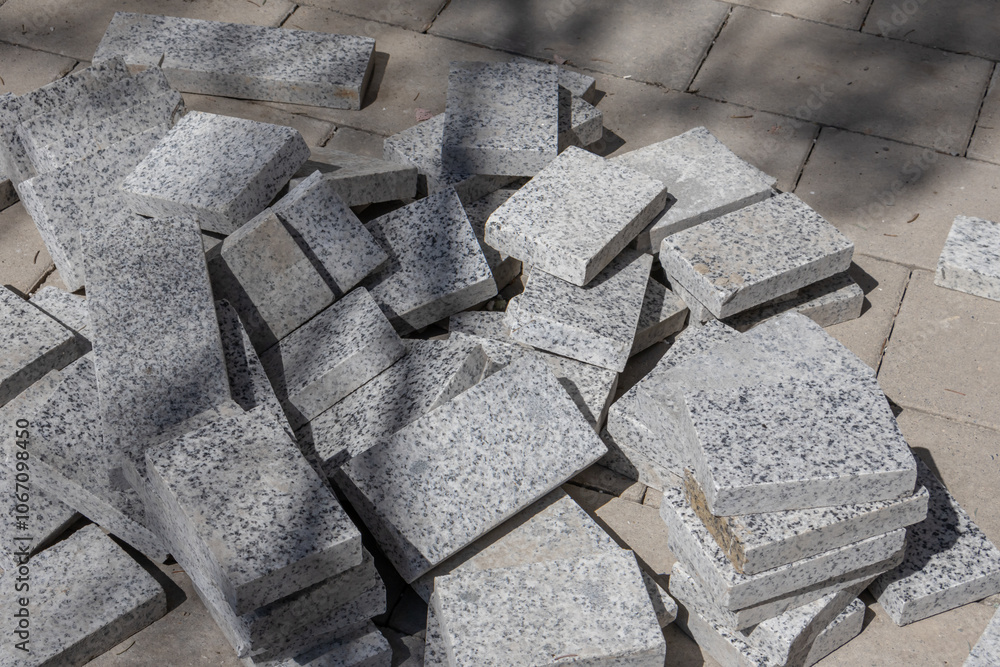 Decorative facing tiles for paths and buildings. Tiles for building ...