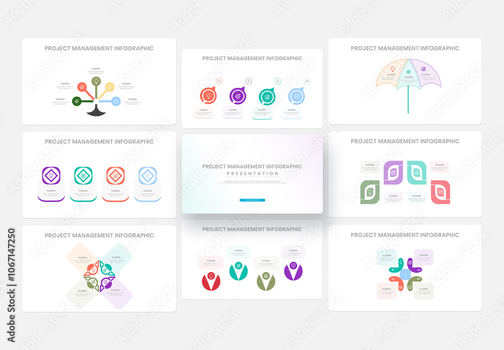 Project Management Infographics Template Stock Template | Adobe Stock
