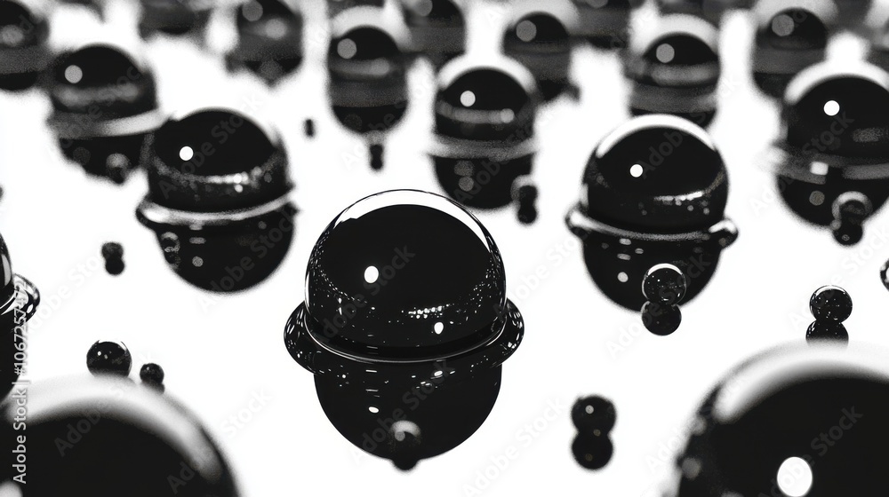 High-Resolution Close-Up of a Mercury Droplet on a Table Surface ...