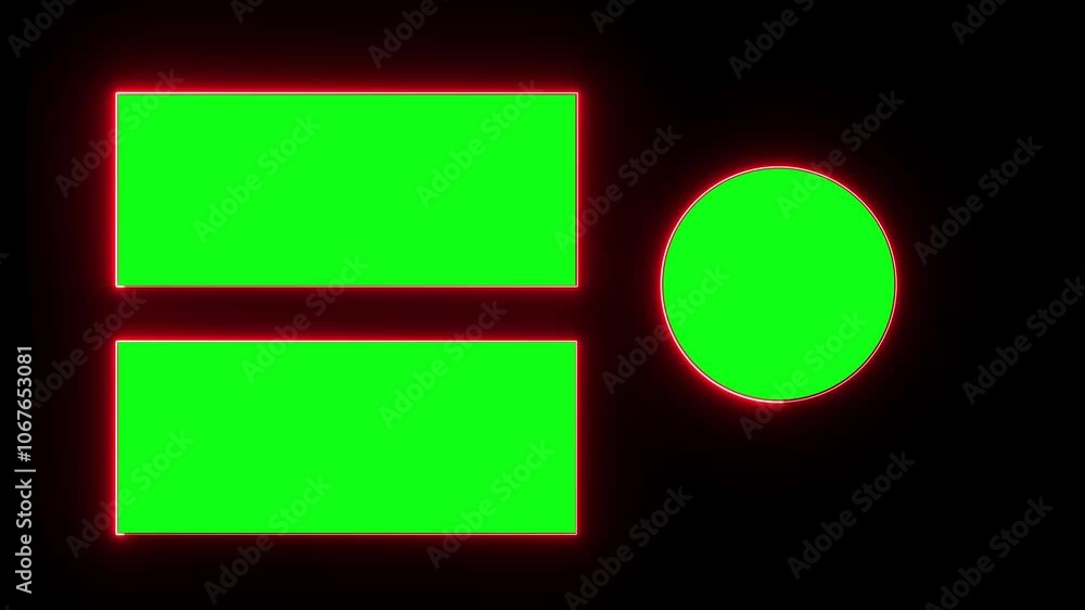 Animation End screen YouTube channel with three templates for video on ...