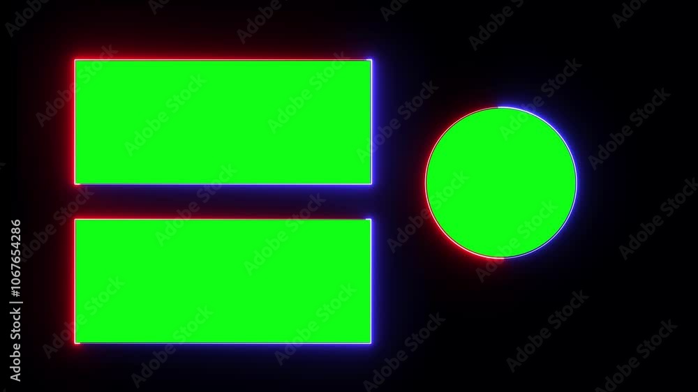 Animation End screen YouTube channel with three templates for video on ...