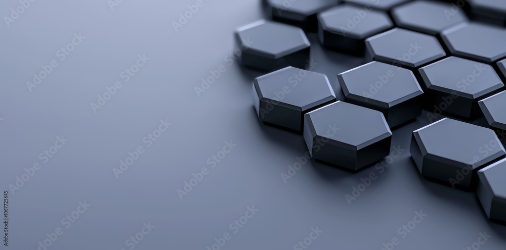 The graphene metal molecule grid as seen in close-up, microscopic atom ...