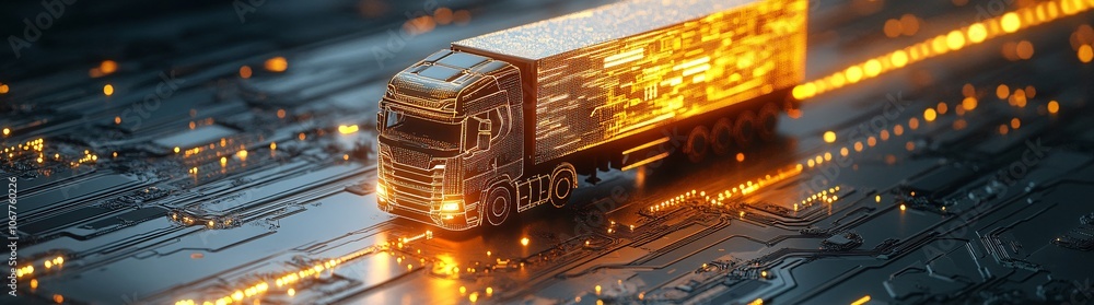 AI-Driven Logistics: A logistics control center where an AI platform is ...