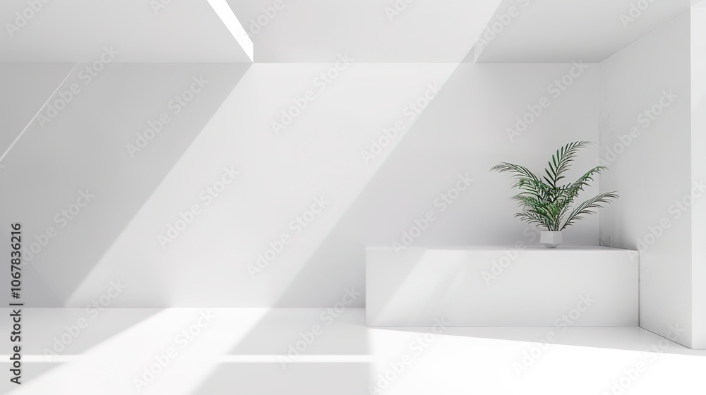 White Minimalist Booth - a sleek and modern display concept. The white ...