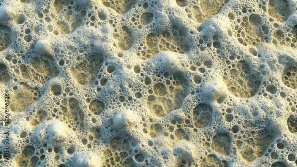 Seamless texture of foam on dirty water surface , foam, dirty water ...