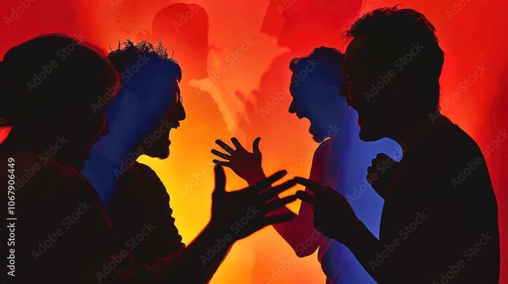 The Turmoil of People Quarreling: Voices Rising, Tempers Flaring ...