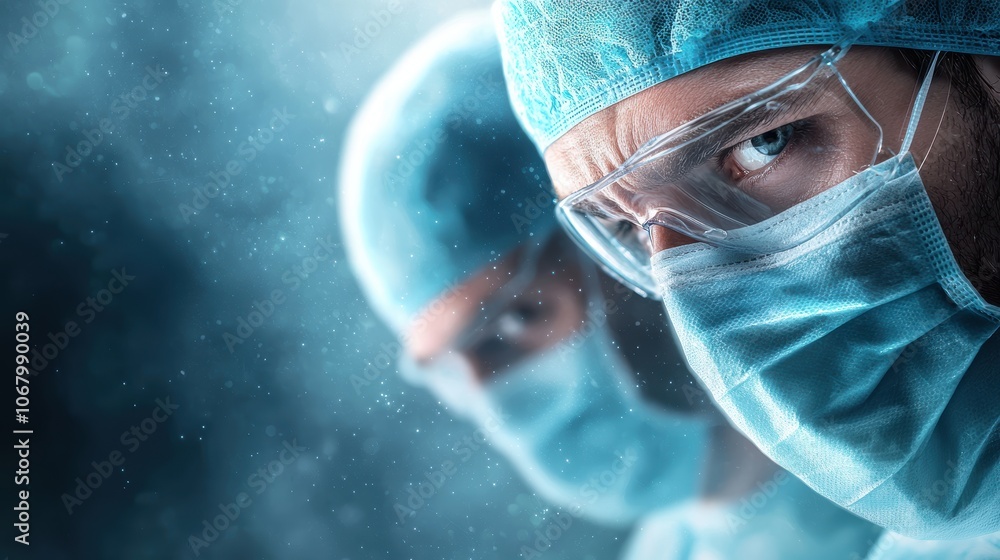 A medical illustration depicting the stages of a surgical procedure ...